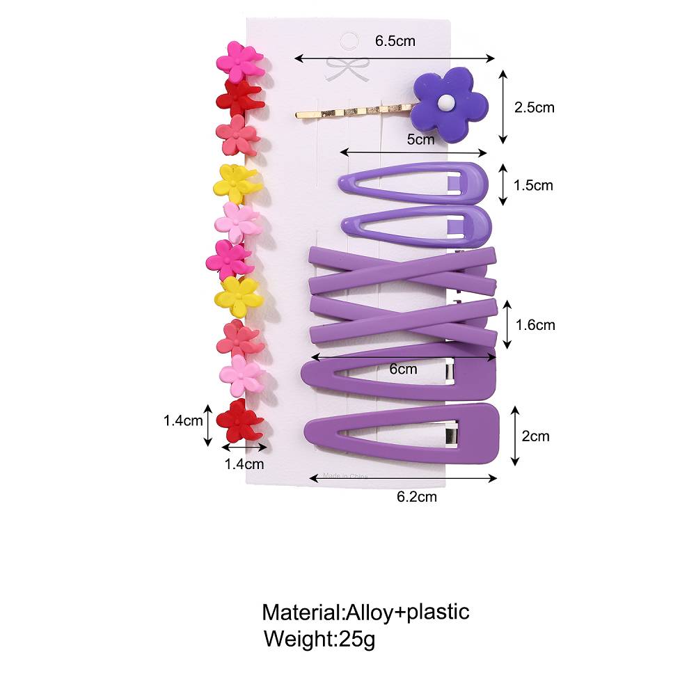 17pcs Plastic Hair accessories