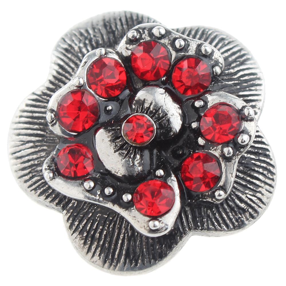 Wholesale Floral Flower Snap buttons fit Ginger snaps jewelry