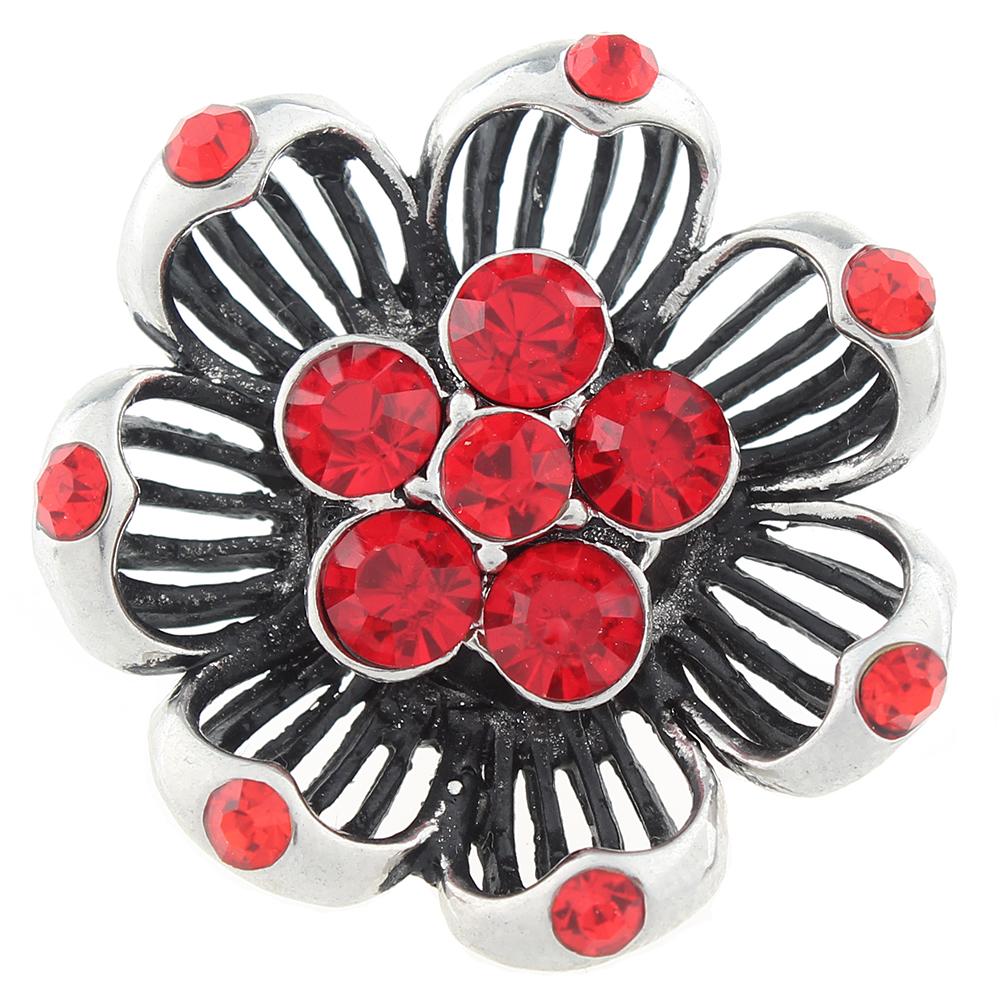 Wholesale Floral Flower Snap buttons fit Ginger snaps jewelry
